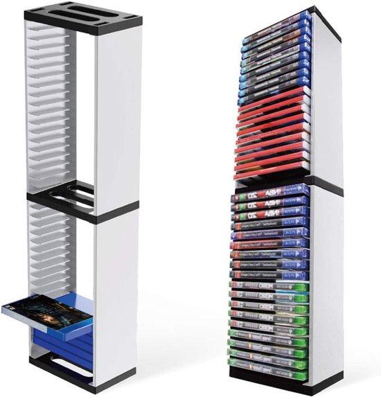 Game Disc Houder - Opslag Toren Beugel Rack 36 Games - Opslag Plank ...