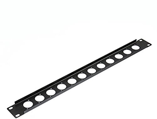 MUSIC STORE 19" XLR Panel Mounting 1U - Rack paneel | bol