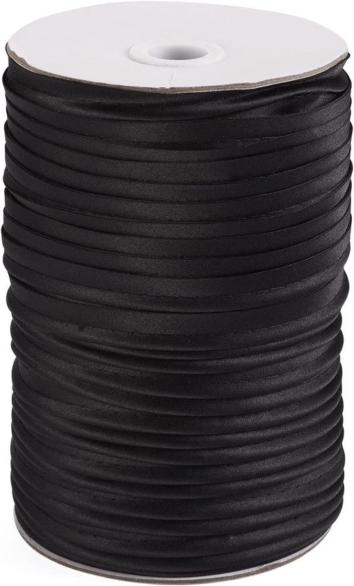 Zwarte Maxi Piping Trim Lint - 100 meter - Voor Naaien & Quilten met ...