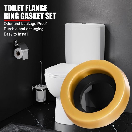 Zeynomax - Complete Wc Wax Ring Kit voor Nieuwe Installatie of ...