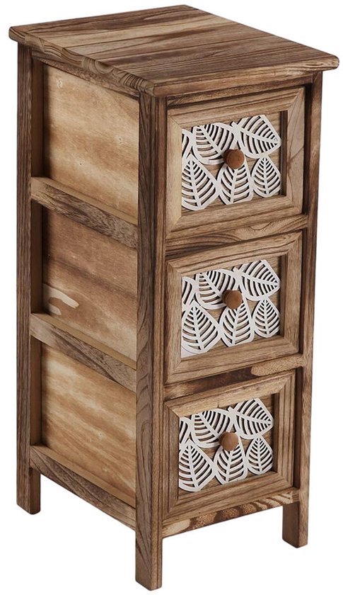 Ladenkast Versa Leaf Hout 32 x 63 x 26 cm | bol