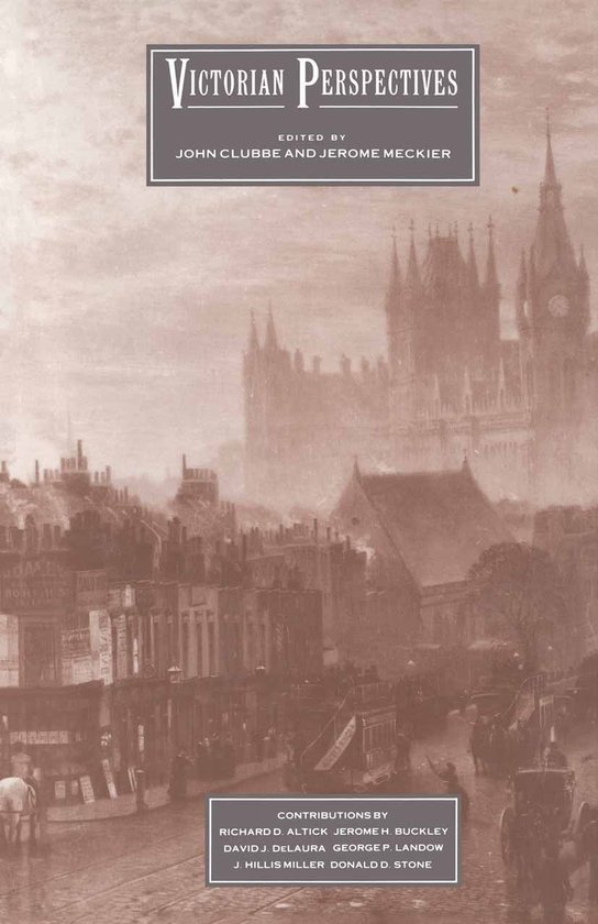 Victorian Perspectives | 9780333443347 | John Clubbe, Jerome Meckier ...