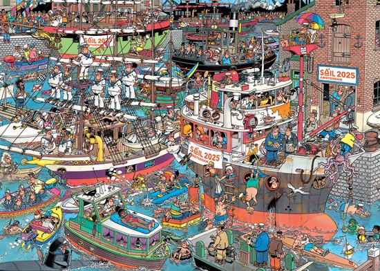 Jan van Haasteren - Stap aan Boord - SAIL Amsterdam Puzzel - 1000 ...