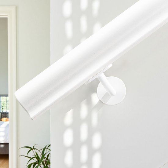 Trapleuning Wit Hardhout – Sleutelgat / Jaren ‘30 (56 x 67 mm) – Lengte ...