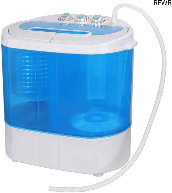 RFWR® Draagbare mini-wasmachine met dubbele bak voor kleine ruimtes ...