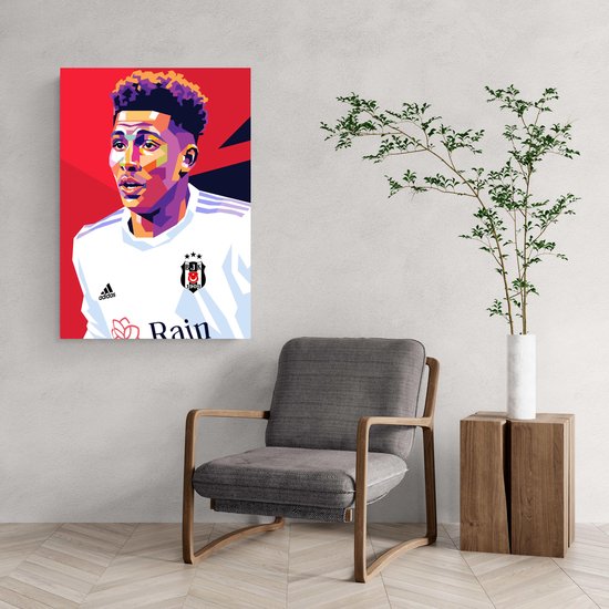 Gedson Fernandes Poster - Voetbal - Pop Art - posters - formaat 60x90cm ...