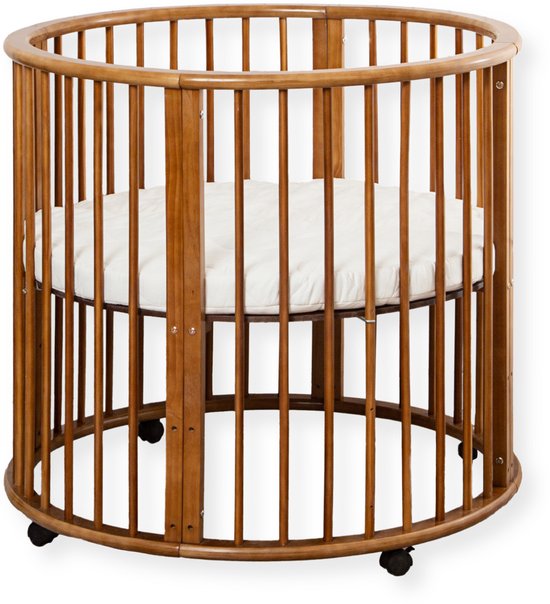Buxibo – Baby Box – Ronde Houten Speelbox – Playpen – Inclusief Matras ...