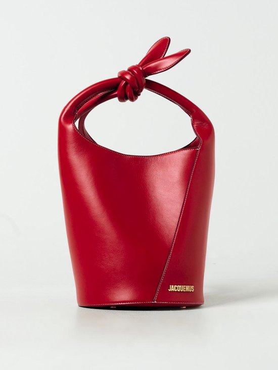 Le Bambino Bucket Bag Knotted Handle Wo - Red Handbags | bol