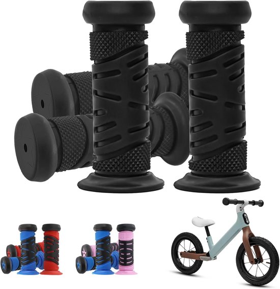 2 Pairs of Bicycle Handlebar Grips - Safety by Impact Protection ...
