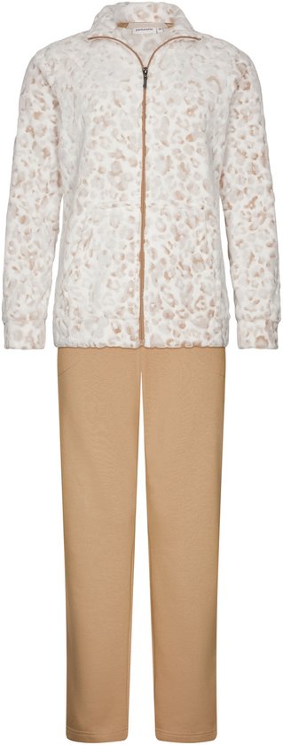 Pastunette - Huispak - Beige Animal - Fleece/Badstof - Beige - Maat 48 ...