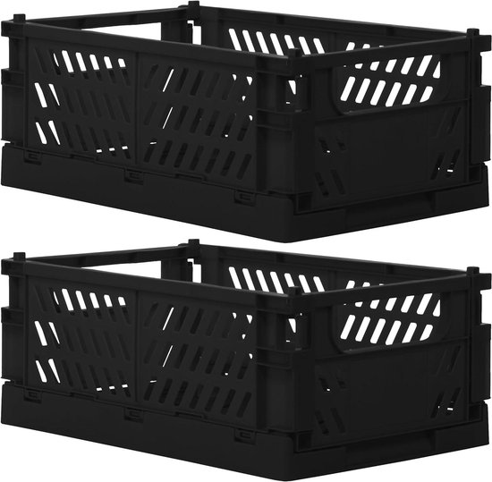 2-delige opvouwbare klapbox 25 x 165 x 10 cm - zwartHier is het merk ...