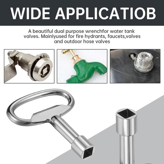 2pcs Square Wrenches - 4 Edge Wrenches - 8mm Square Wrench - Air Vent ...