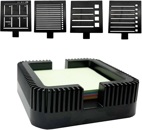 ByShane - Sticky Note Houder met Stencil voor Zelfklevende ...
