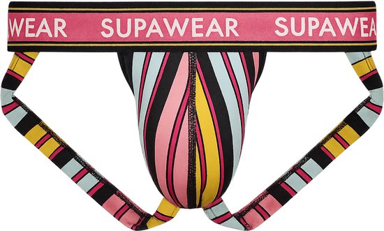 SUPAWEAR Sprint Jockstrap Stripes - MAAT L - Heren Ondergoed ...