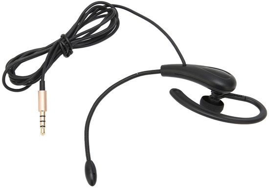 One Ear Headset Earpiece and Microphone Tpe Call Center Headset Earhook ...