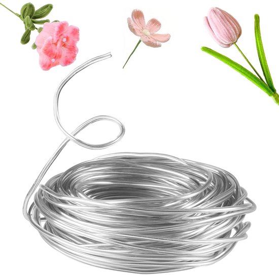 Aluminium sieraden draad 3mm x 20m - Soepel aluminium draad voor ...