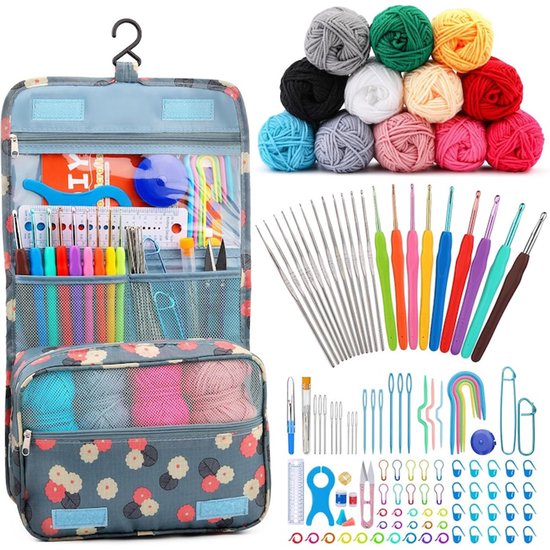 Gsedaox-130 Haakpakketten-Delige Haakset-DIY Set voor Beginners en... | bol