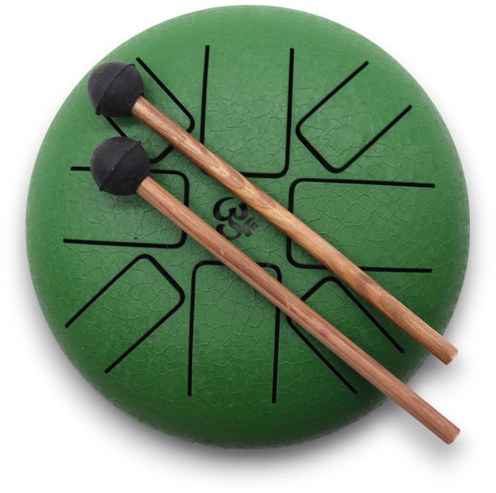 Steel Tongue Happy Drums Om Groen - 16cm | bol