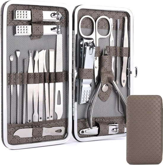 Allecto Plus - Complete manicure pedicure set voor handen en voeten met ...