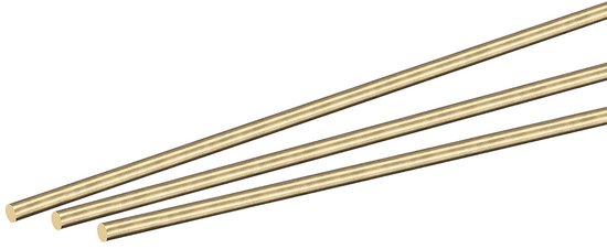 Messing Ronde Staaf 2mm x 100mm - 8 stuks | bol