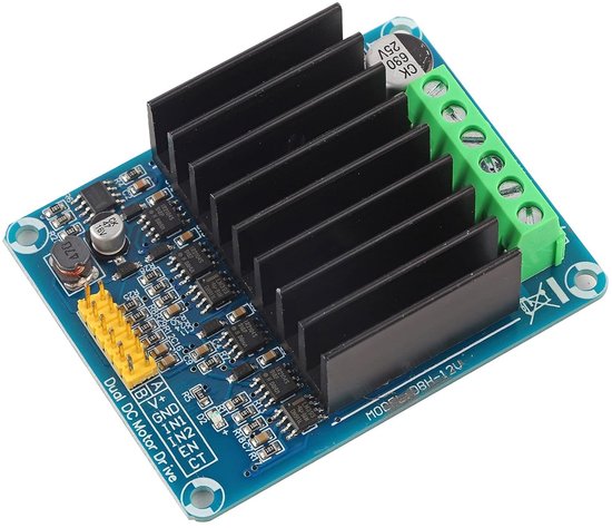 Dubbele 32A Motor Driver, 30A DC Motor Driver, DC5-12V 0A-30A Module | bol