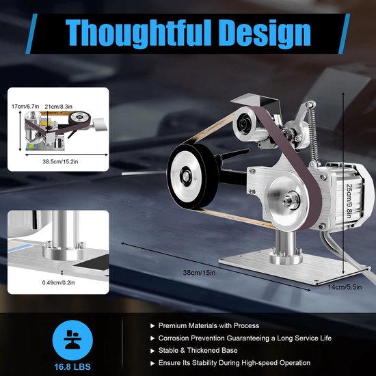 Mini-Bandenschuurmachine – Bandschuurmachine – Schuurmachine – Mini ...