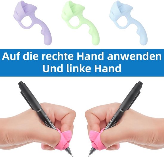 Allecto plus - Potloodgrepen voor kinderen - 8 stuks - Peutergrepen ...