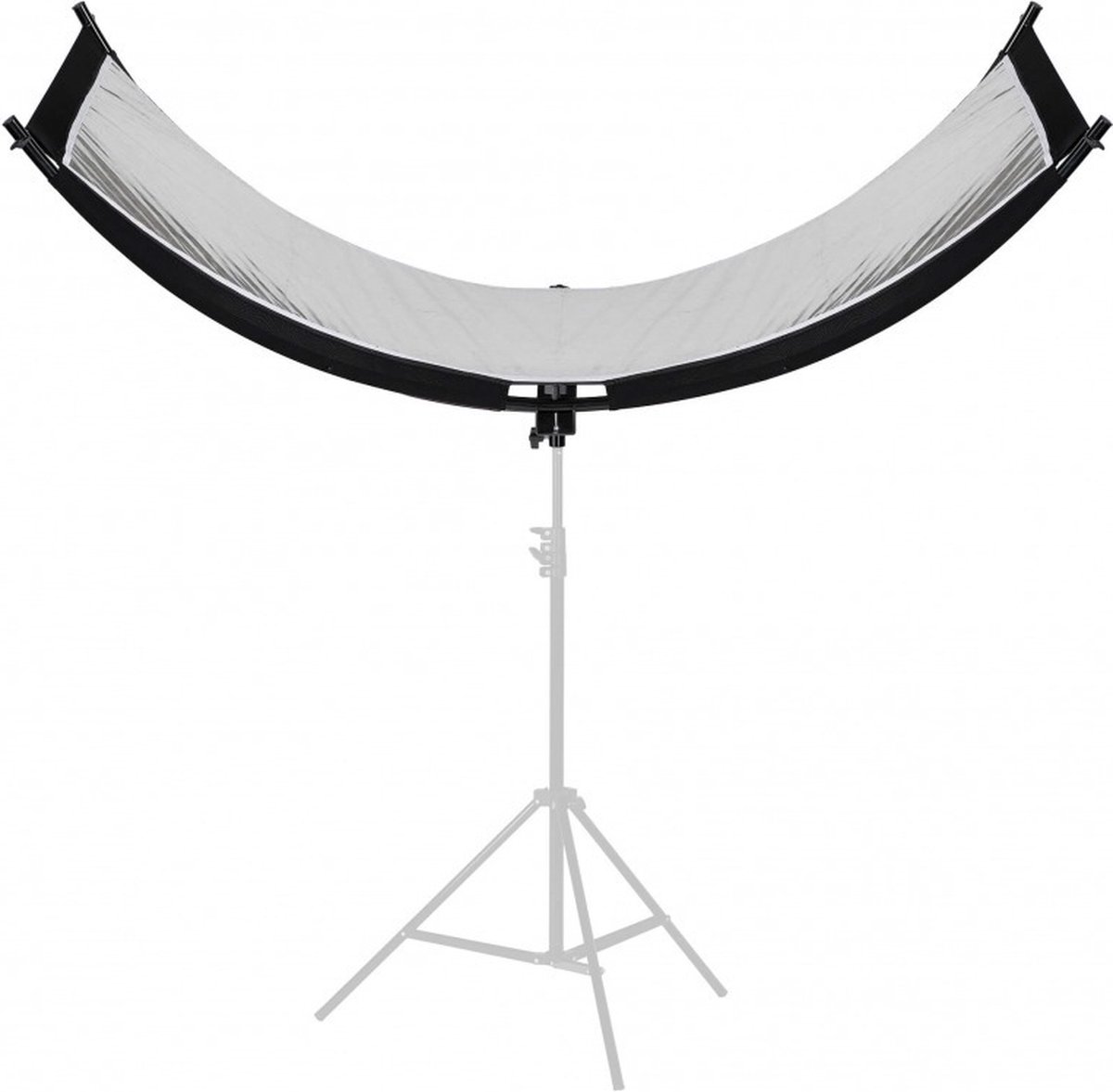 Gebogen Reflectiescherm / Curved Reflector - Zilver | bol