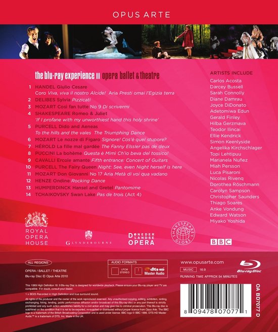 Various Artists - The Blu-Ray Experience II, Opera & (Blu-ray), various ...