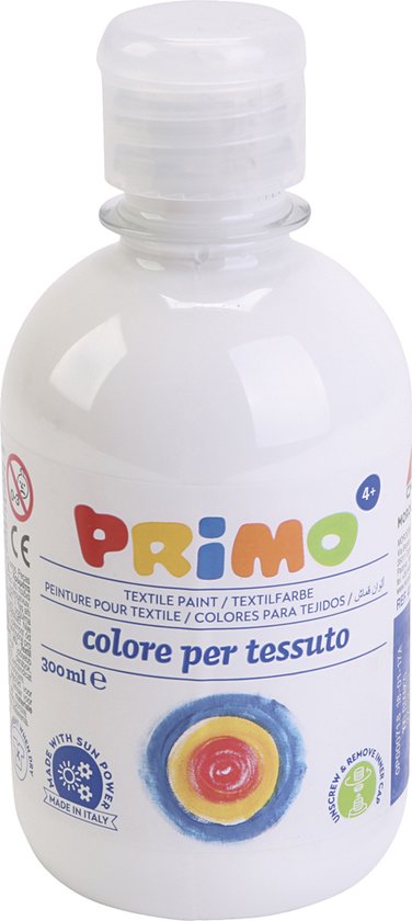 Textielverf, wit, 300 ml/ 1 fles | bol