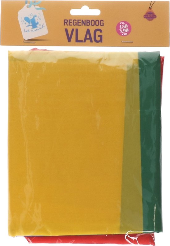 Regenboog vlag 90 x 150 cm - Gay pride vlag | bol.com