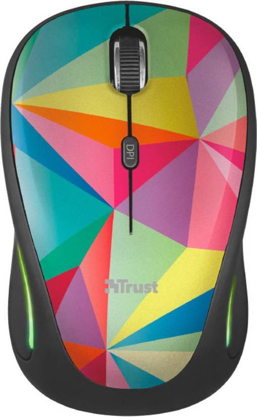 Trust Yvi FX - Draadloze Muis - Compact - Linkshandig en Rechtshandig ...