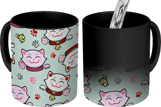Magic Mug - Photo Heat Mugs - Coffee Mug - Cat - Animaux domestiques ...