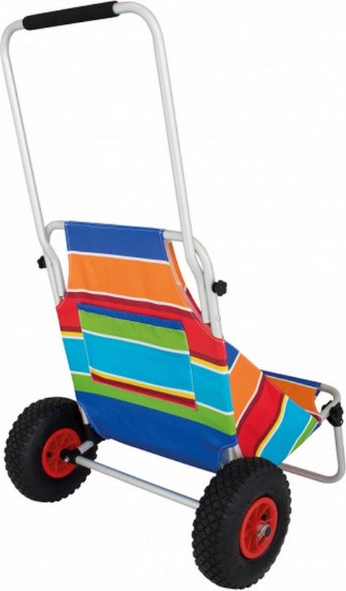 strandtrolley Stripes 112 x 72 cm polyester/aluminium | bol.com
