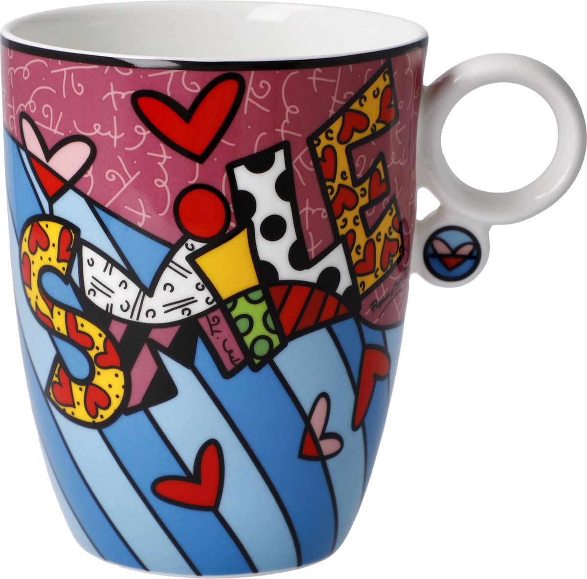Goebel - Romero Britto | Koffie / Thee Mok Smile | Beker - porselein ...