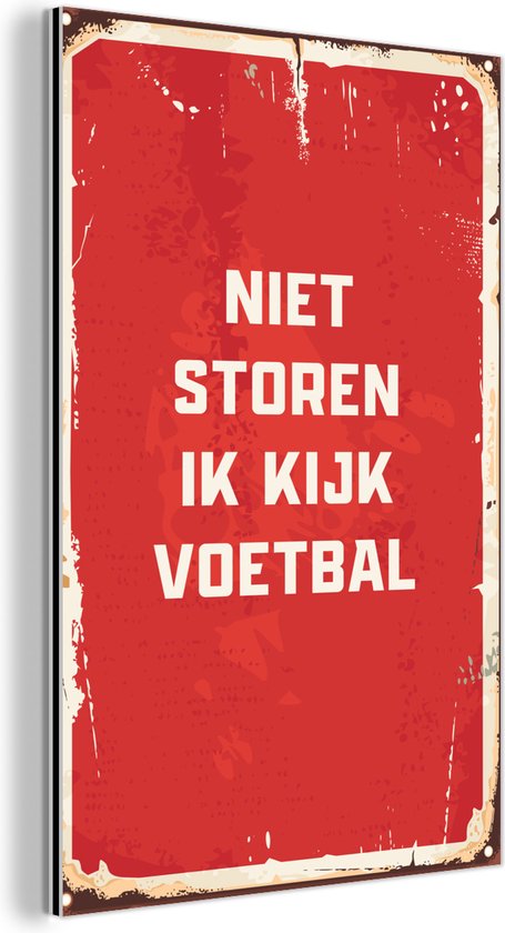 Wanddecoratie Metaal - Aluminium Schilderij Industrieel - Spreuken ...