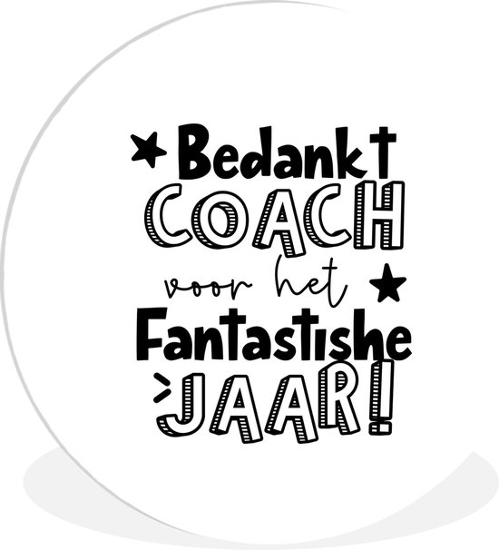 Wall Circle - Wall Circle Inside - Citation - Merci - Coach - ⌀ 30 cm ...
