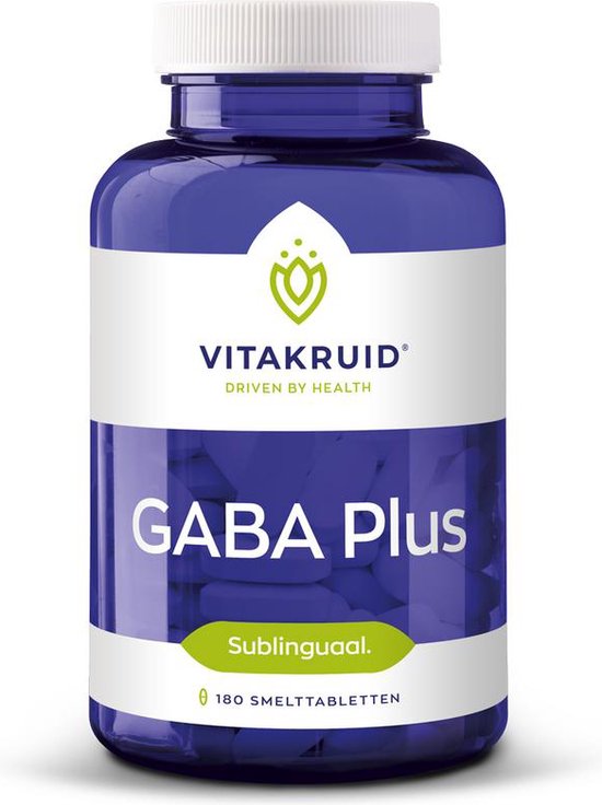GABA Plus sublinguaal - Vitakruid - 180 smelttabletten | bol.com