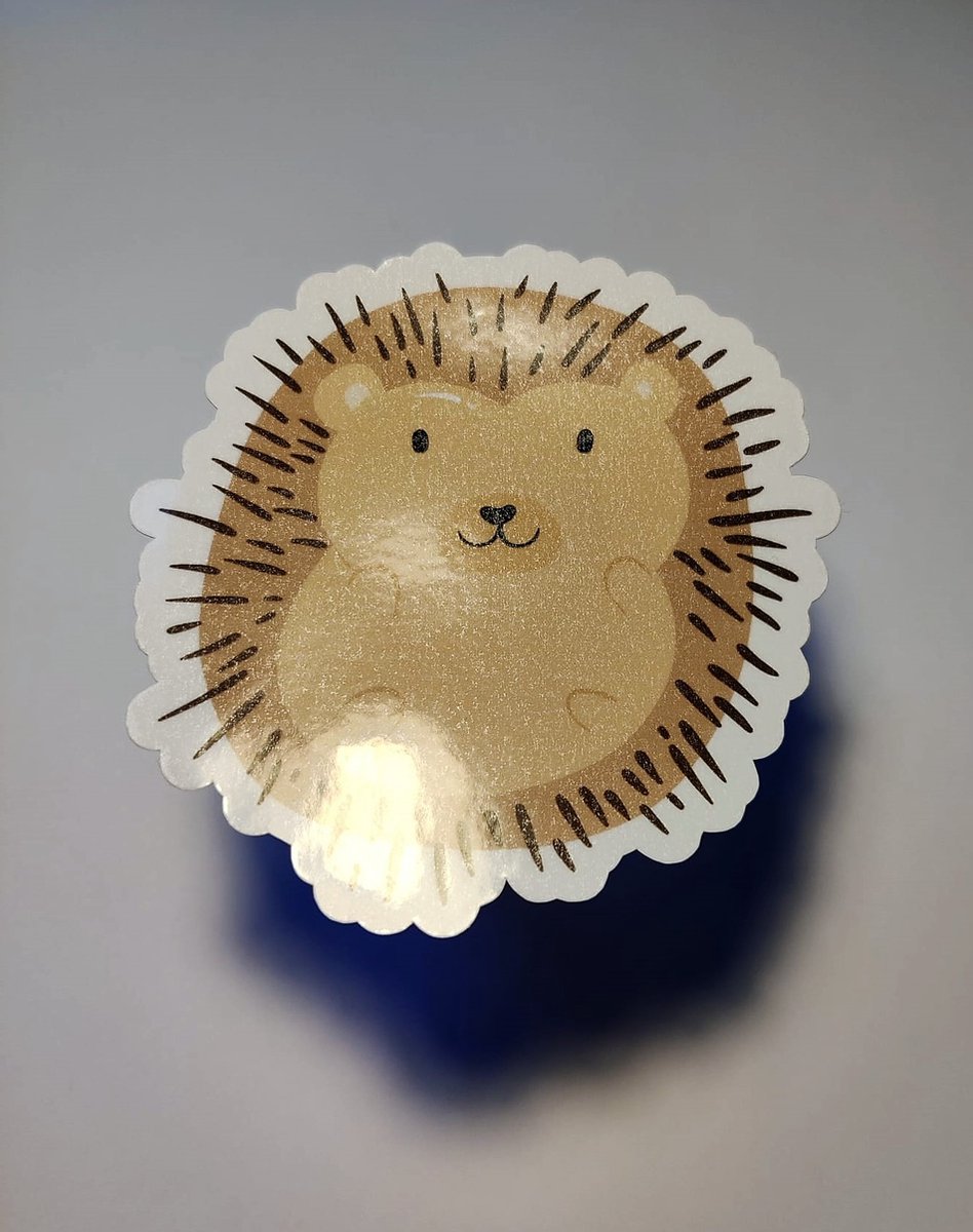 Egel Sticker - Bos Dieren - Schattige Egels Stickers - Handgemaakte ...