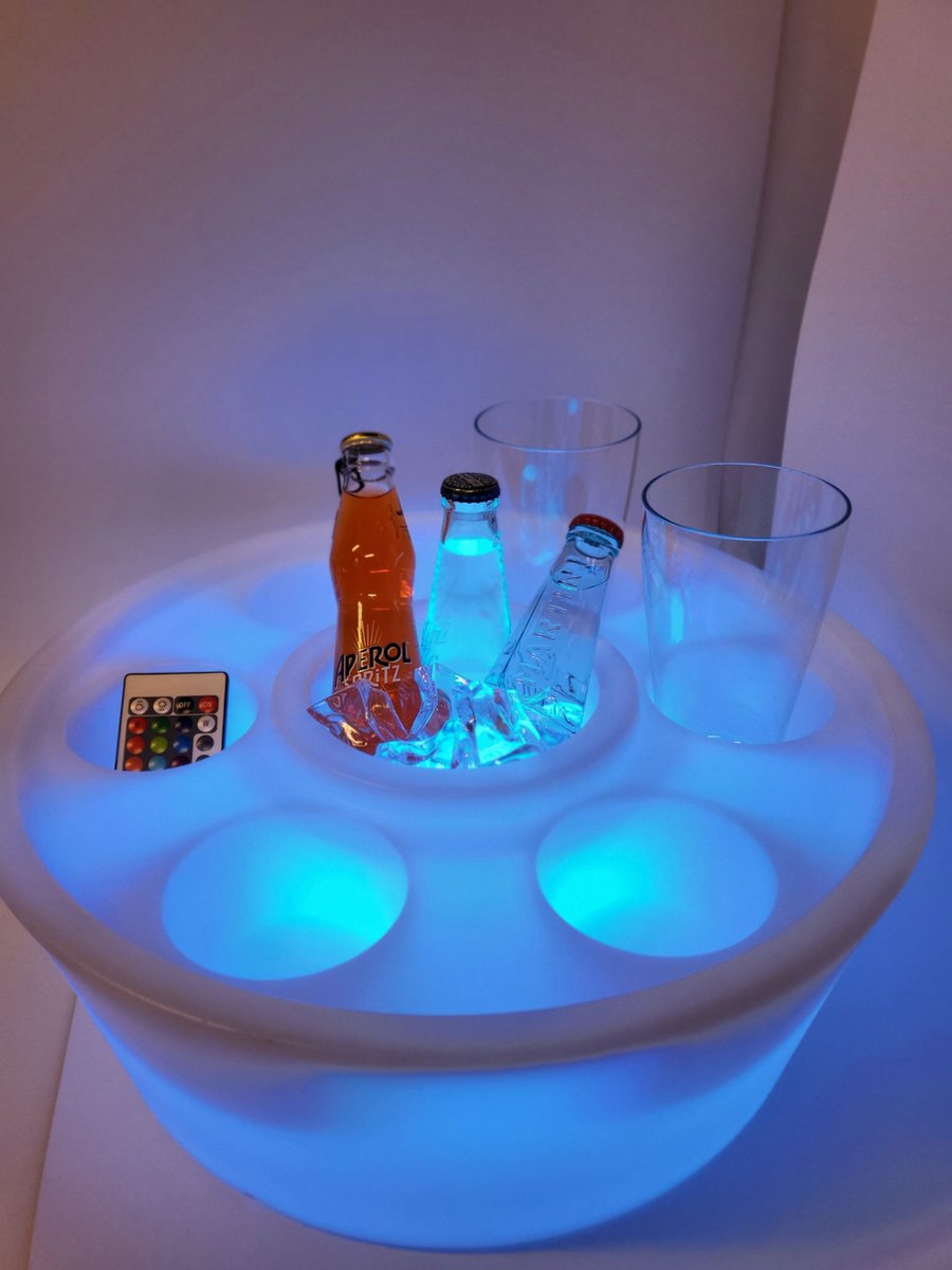Drijvende Led Bar voor in de spa, zwembad, bubbelbad of hottub ...