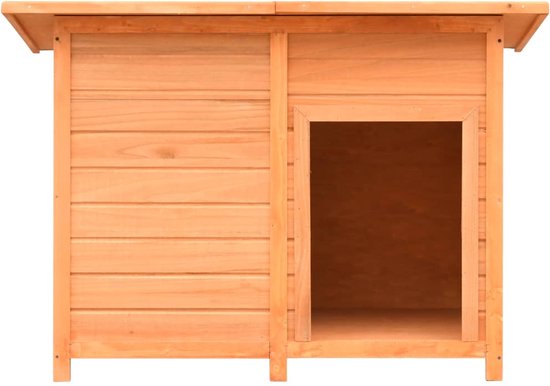 Medina Hondenhok 120x77x86 cm massief grenenhout en vuurhout | bol