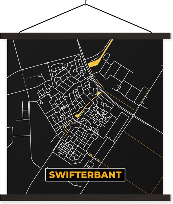 Porte-affiche avec affiche - Affiche scolaire - Swifterbant - Black and ...