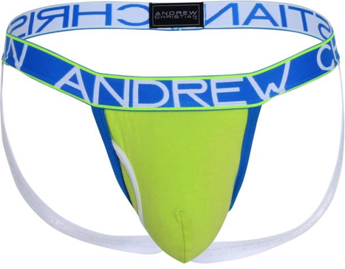 Andrew Christian Fly Jock Fresh Lime - Maat M - Heren ondergoed ...