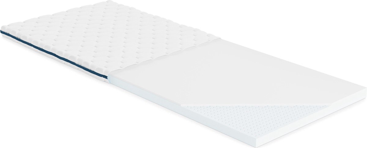 Latex Hydrogel Topper – 100x220 Cm – Koele Matras Topper Met Wasbare ...