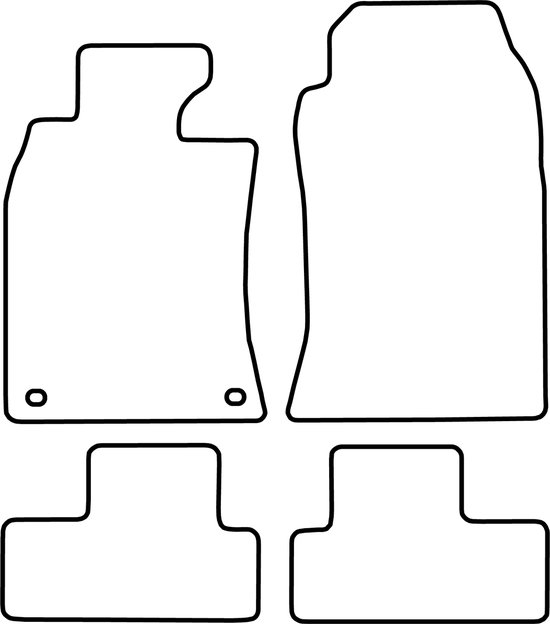 Automatten Mini Cooper One R50 (2015) | Velours Premium | bol