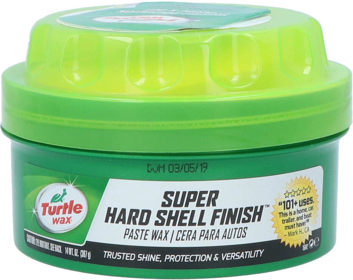Turtle Wax Super Hard Shell Paste Wax - 397 Gram - Autowax - incl ...