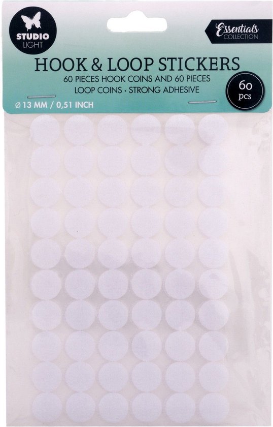 Studio Light Essentials HOOK & LOOP stickers Round 13mm | bol.com