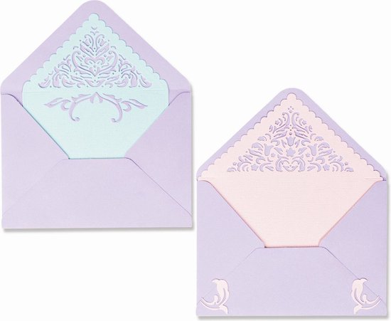 Sizzix Thinlits Die Set Lace Envelope Liners 9pieces | bol