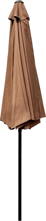 Outsunny Parasol knikscherm tuinscherm strandscherm met stalen ...