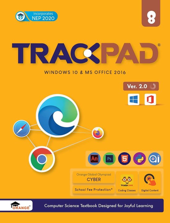 Trackpad Ver. 2.0 Class 8: Windows 10 & MS Office 2016 (ebook), Nidhi Arora |... | bol